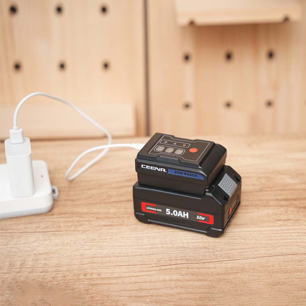 CEENR USB Battery Charger Adapter for Bosch 18V - Ceenr Batteries